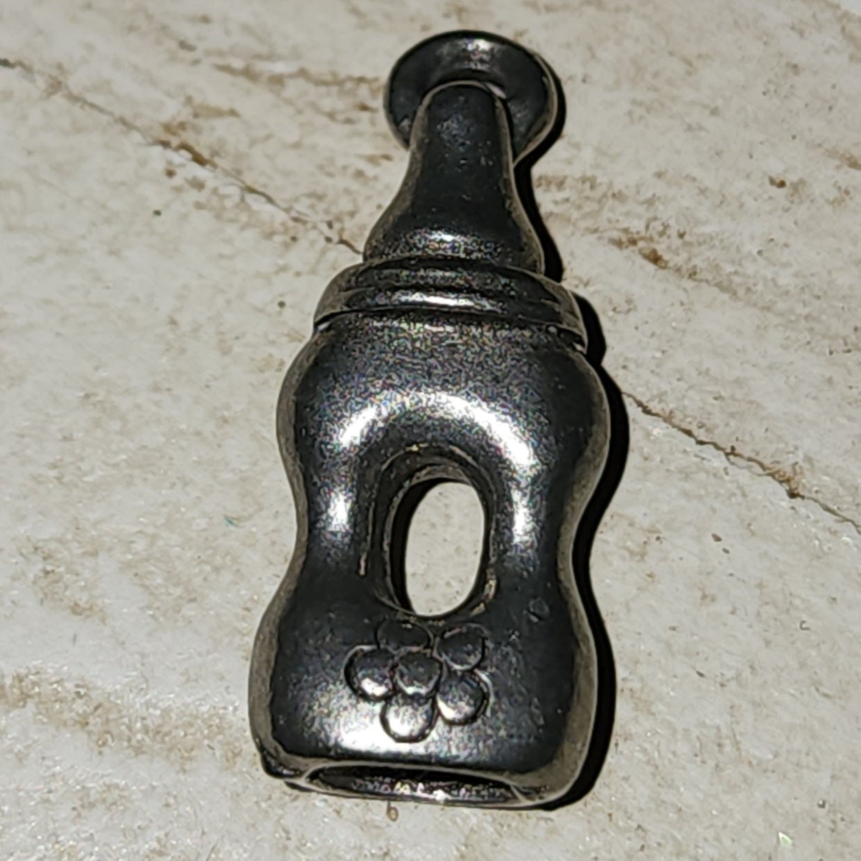 Metal Baby Bottle Charm – Fred the Needle
